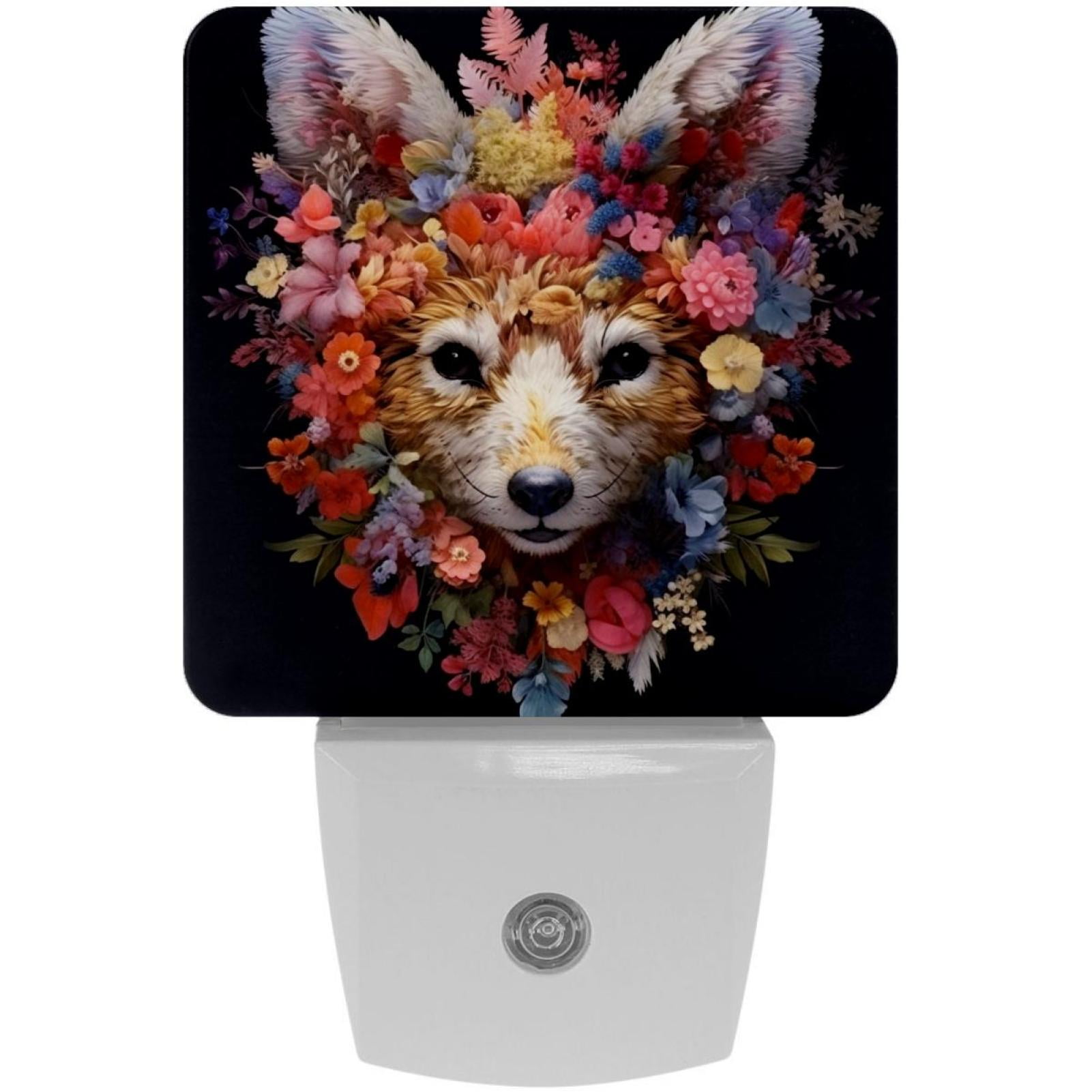 Floral Enhance Your Space with LED Square Night Lights - Versatile ...