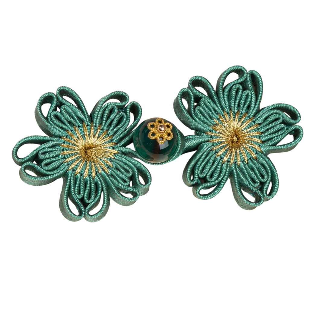 Floral Fabric Cheongsam Knot Button Traditional Chinese Sewing ...