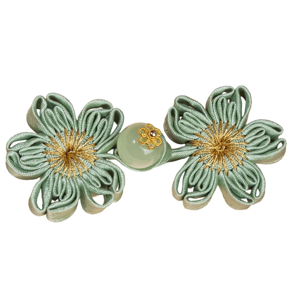 Floral Fabric Cheongsam Knot Button Traditional Chinese Sewing ...