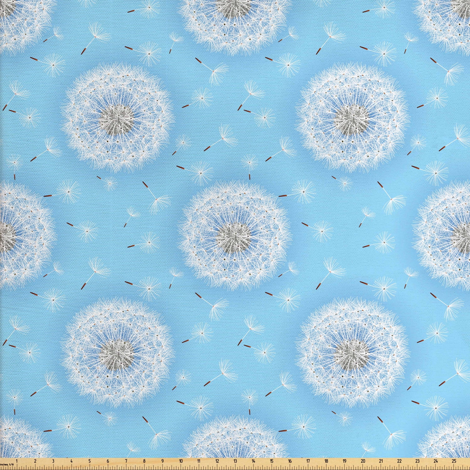 Ambesonne Floral Fabric by the Yard Upholstery, Spring Romantic Design ...