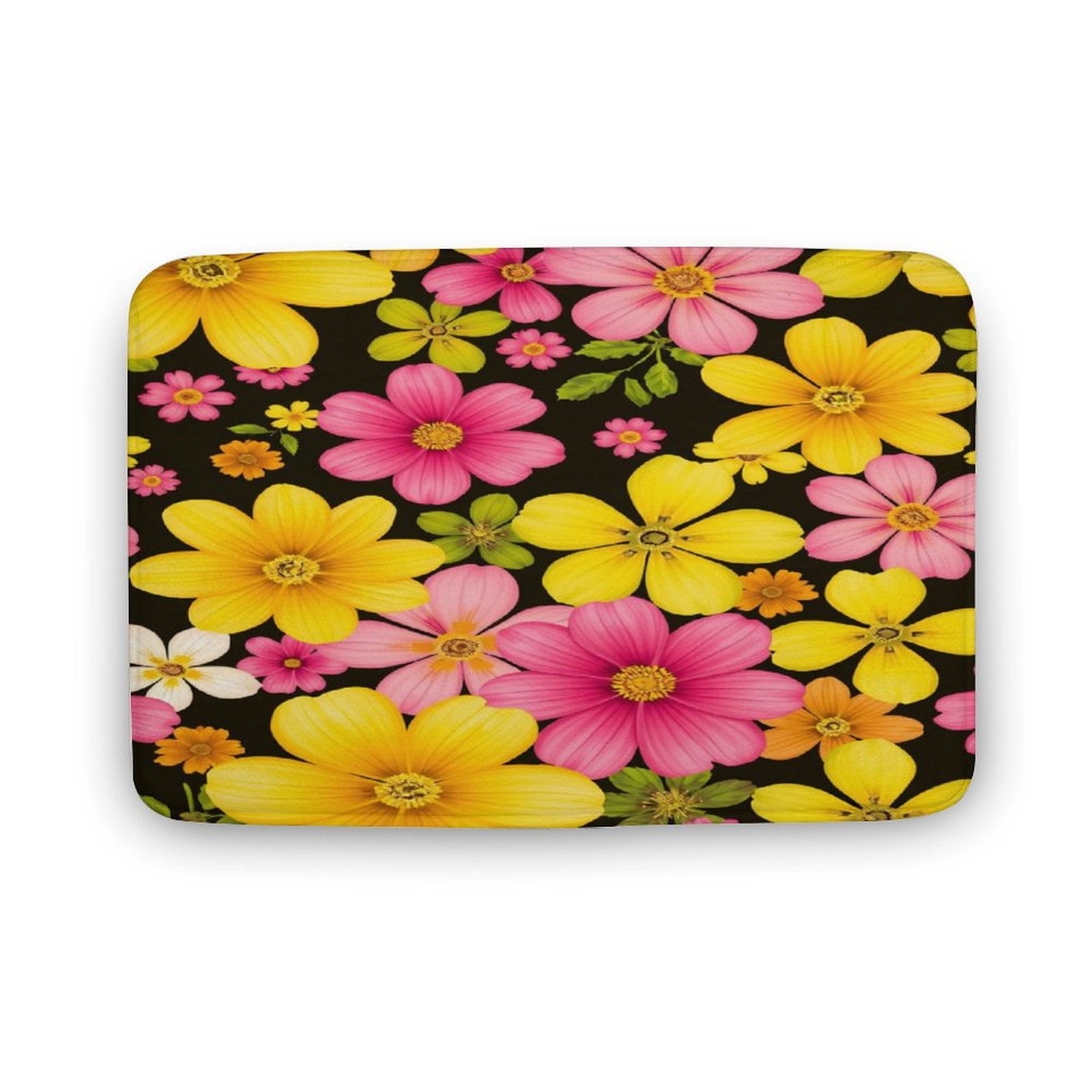 Floral Floor Mat Living Room Decor Carpet Home Hallway Entrance Doormat ...