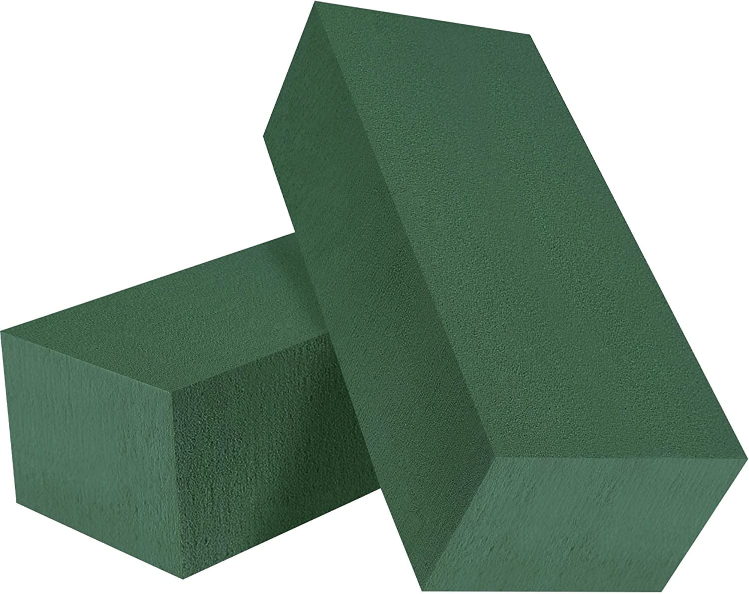 Floral Foam Blocks, Happon 2 Pack Green Wet Florist Foam Styrofoam ...