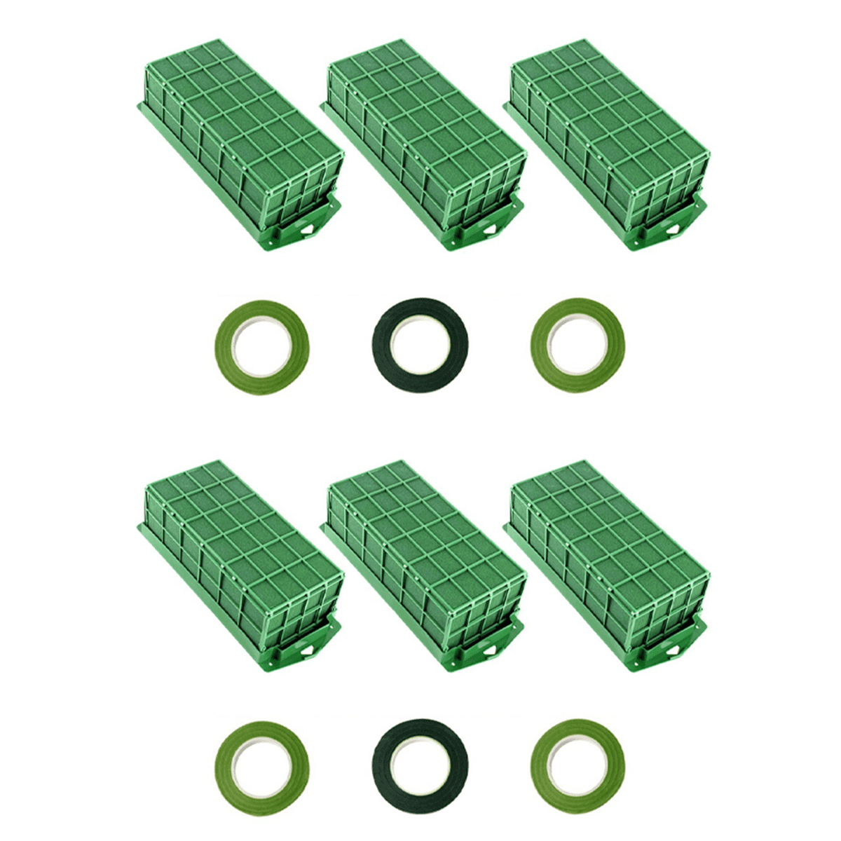 Floral Foam Cage, 6 Pack Blocks for Flower, Flower Holder with Foam ...