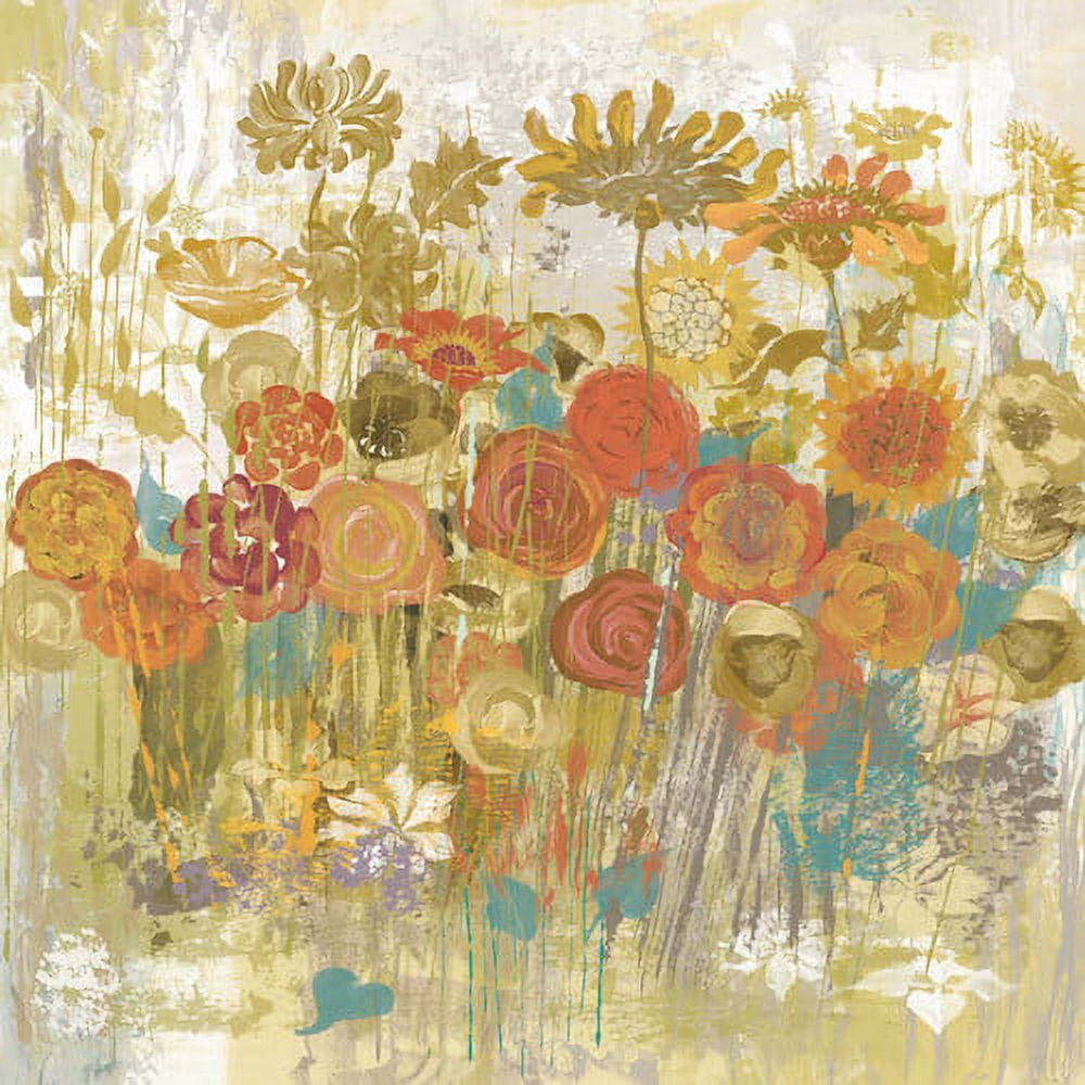 "Floral Frenzy" Painting Print on Canvas - Walmart.com