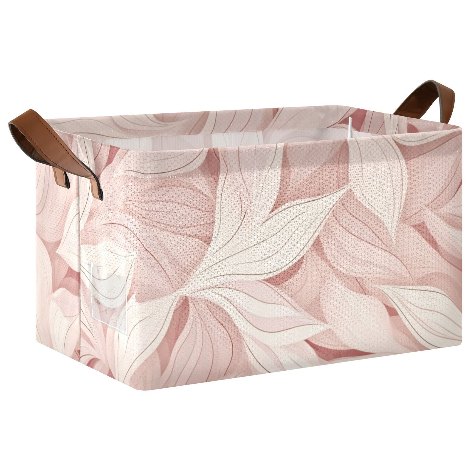 Floral Geometry Bohemian Folding Iron Frame Storage Basket - Walmart.com