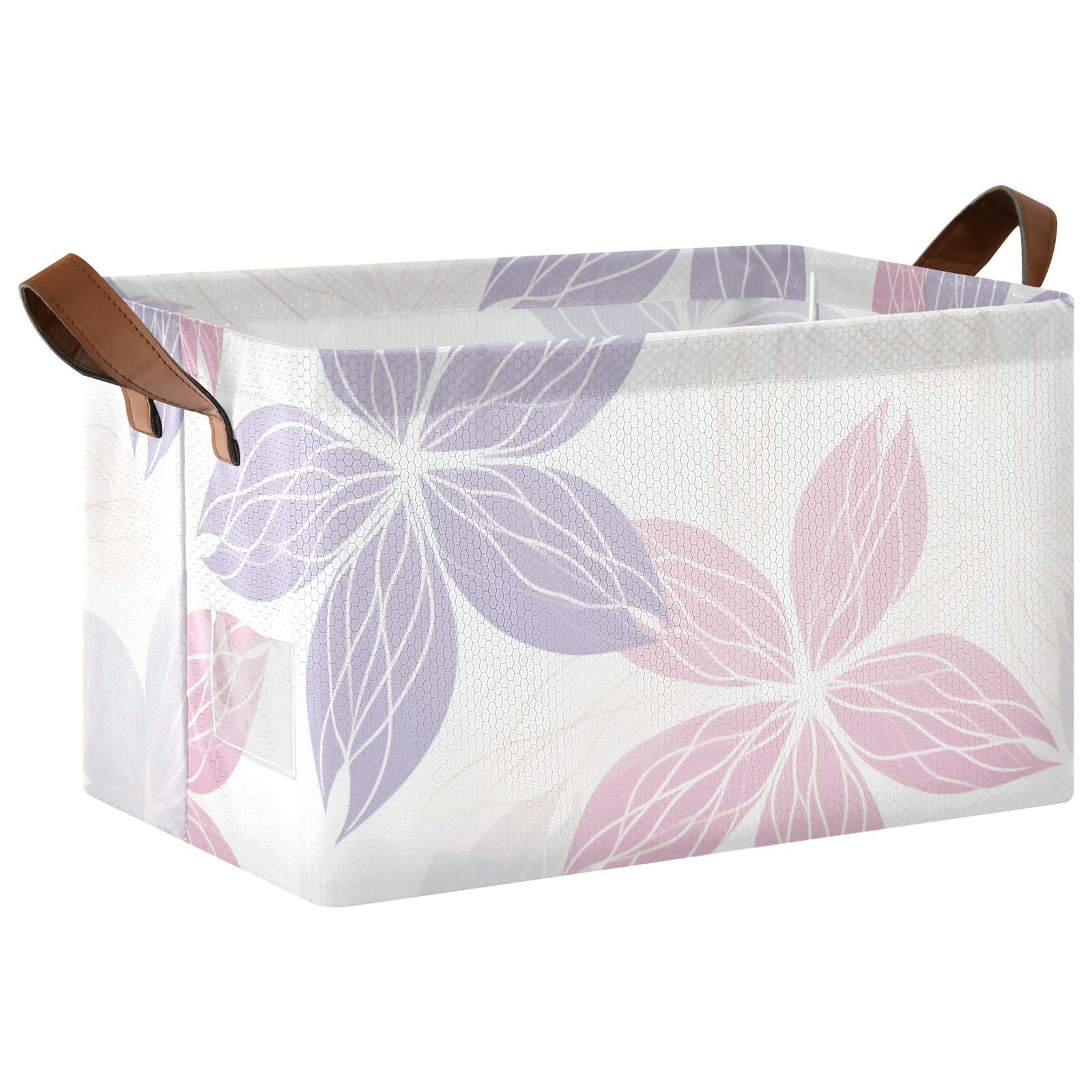 Floral Geometry Bohemian Folding Iron Frame Storage Basket - Walmart.com