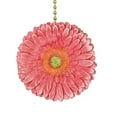 Clementine Design Decorative Floral Gerber Daisy Ceiling Fan Light Pull ...