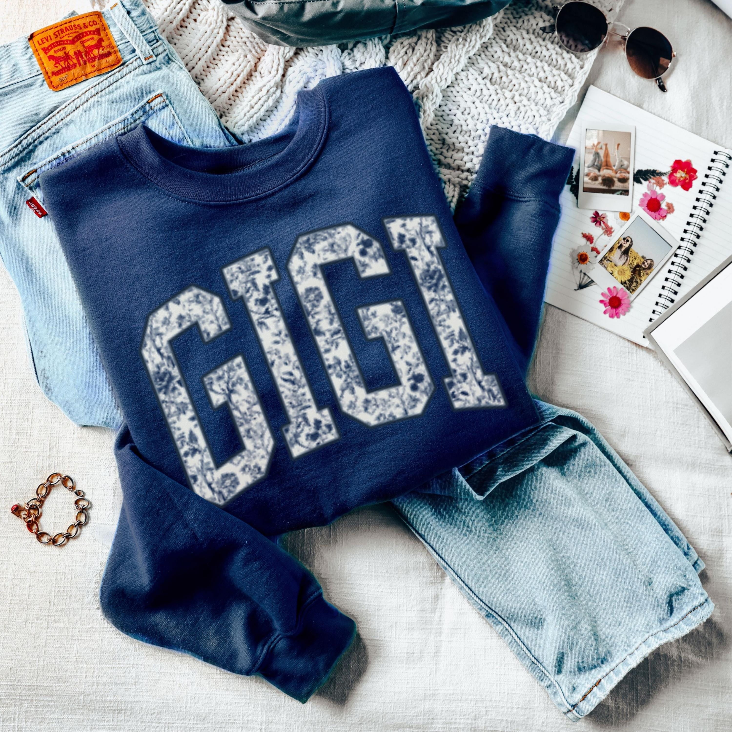 Floral Gigi T-Shirt, Gigi T-Shirt, Gigi Crewneck, Gigi T-Shirt, Toile ...