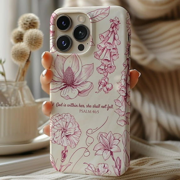 Floral Girly Christian Bible Verse Religious Phone Case for iPhone 11 ...