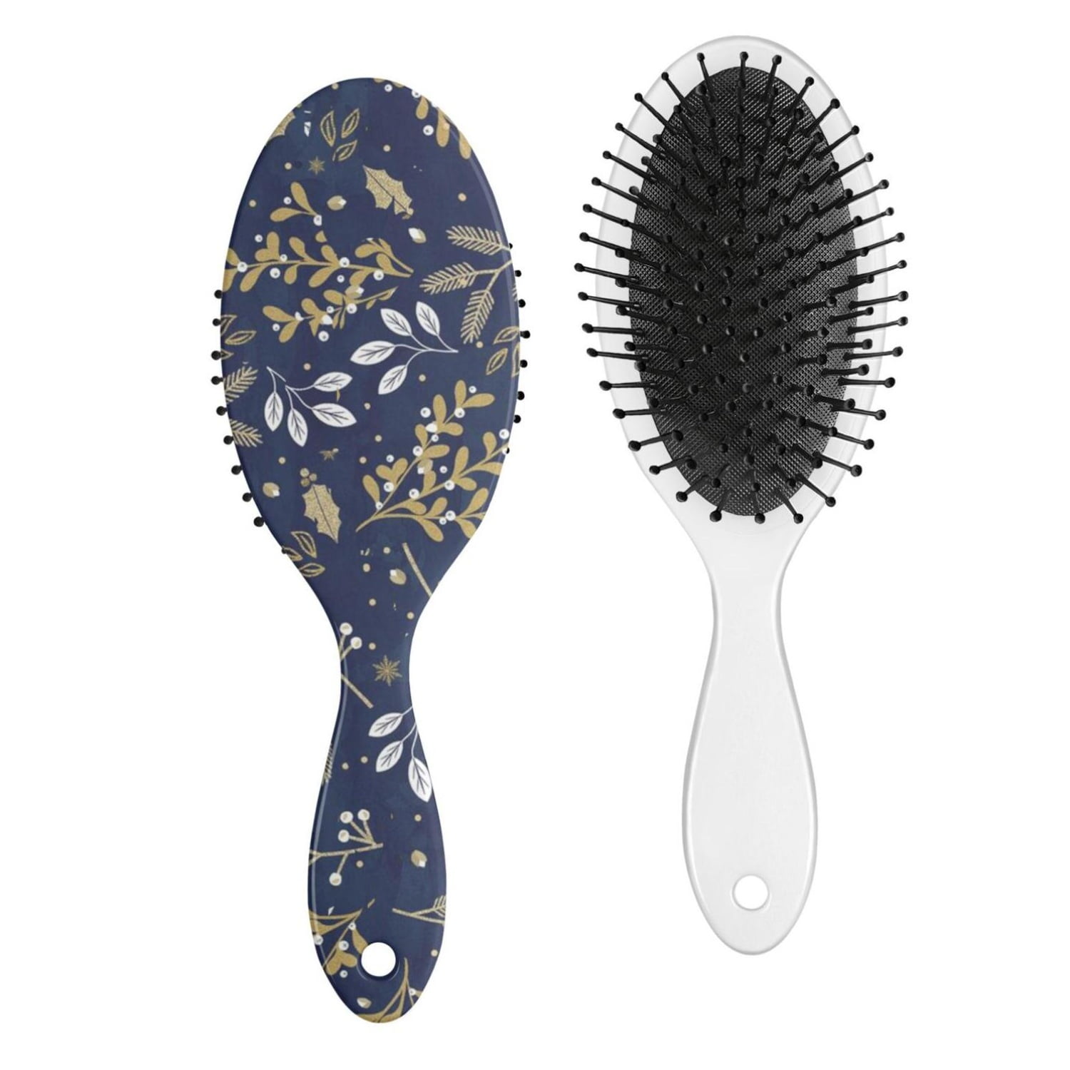 Floral Hair Brush with Garden Spring Summer Aesthetic Watercolor ...