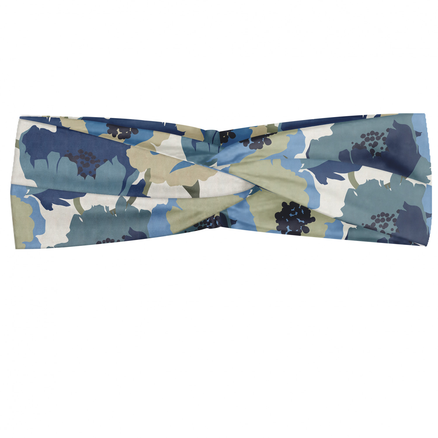 Floral Headband, Ombre Flowers Romantic Perennial Bouquet Florets ...