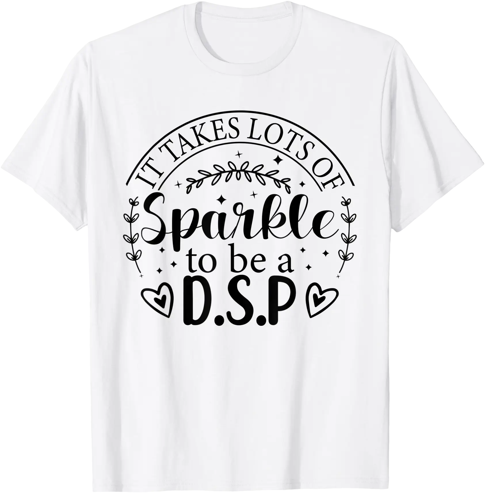 Floral Heart Design DSP Appreciation Day T-Shirt for Women Nurses Week ...