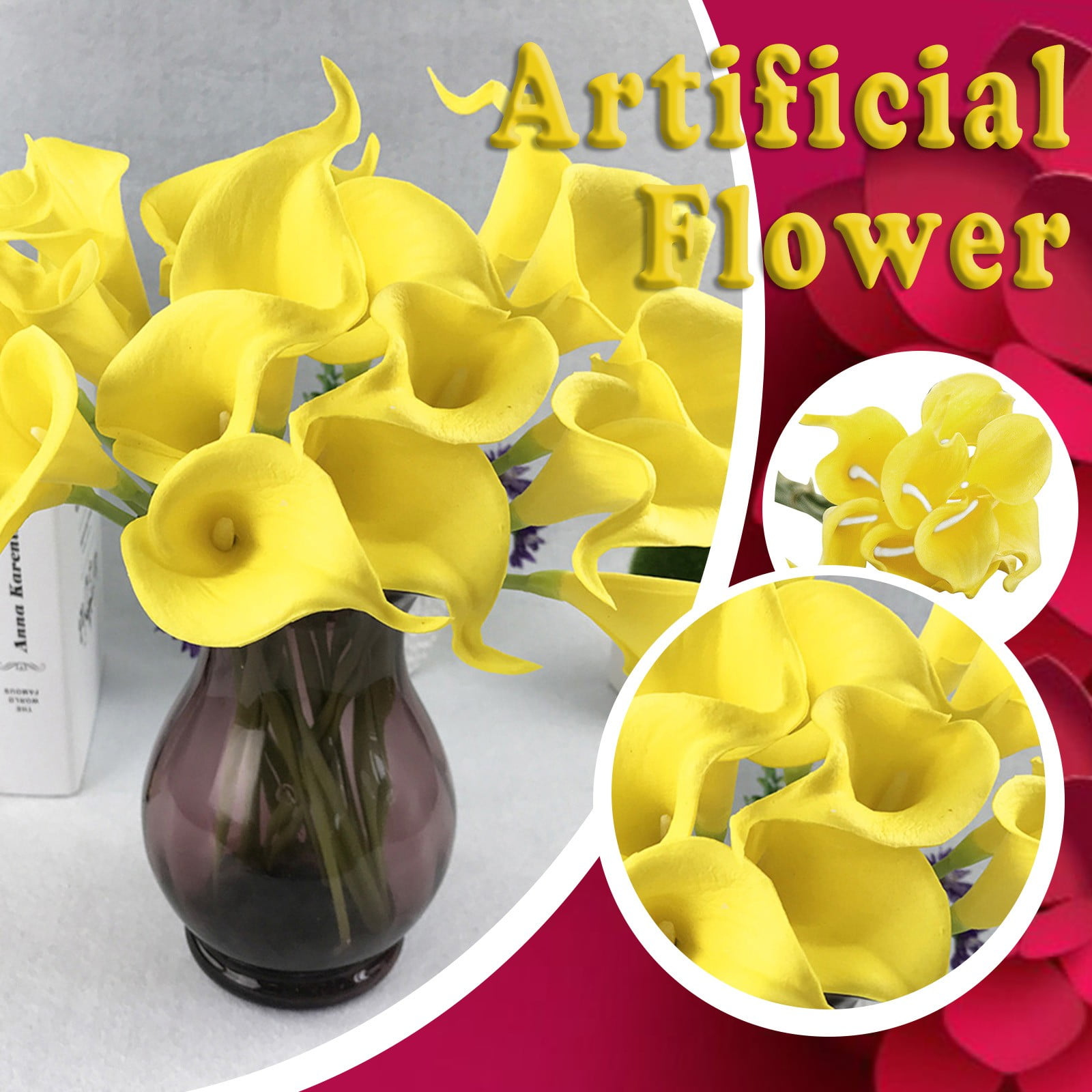 Floral Home Decor, Ranunculus Artificial Flowers, Large Artificial ...