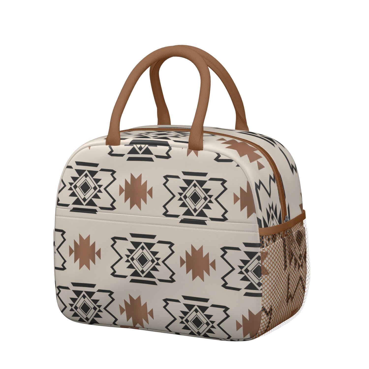 Floral Insulated Lunch Box - Hippie Style Waterproof Lunch Bag ...