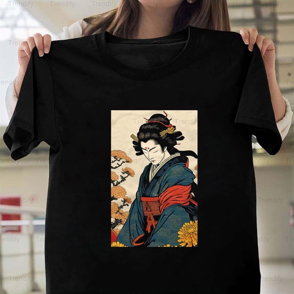 Floral Japanese Samurai Funny Warrior Botanical Parody H39148 Unisex T ...