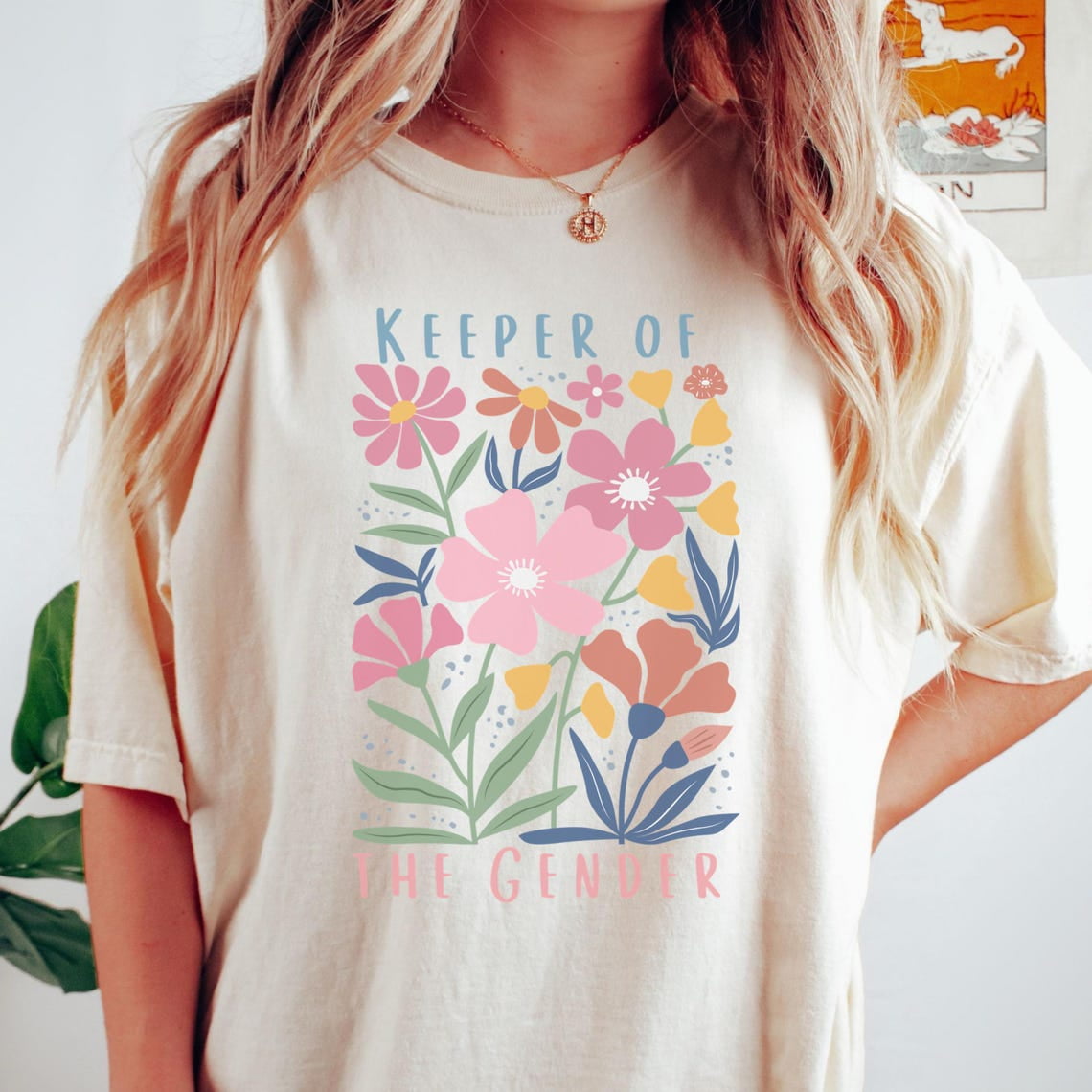Floral Keeper Of The Gender Shirt Gender Keeper Shirt Auntie Gender ...