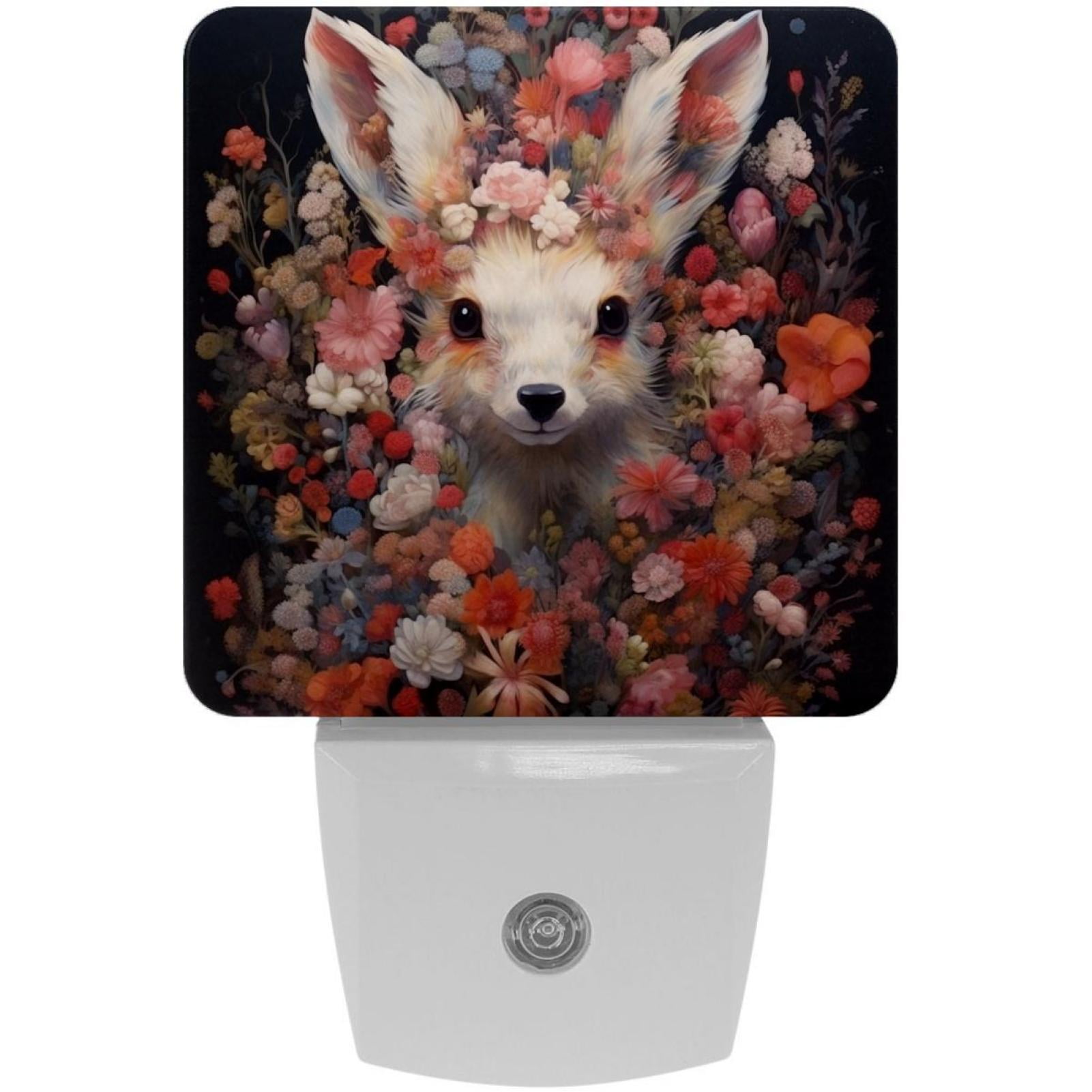 Floral LED Square Night Light - Compact and Energy Efficient ...