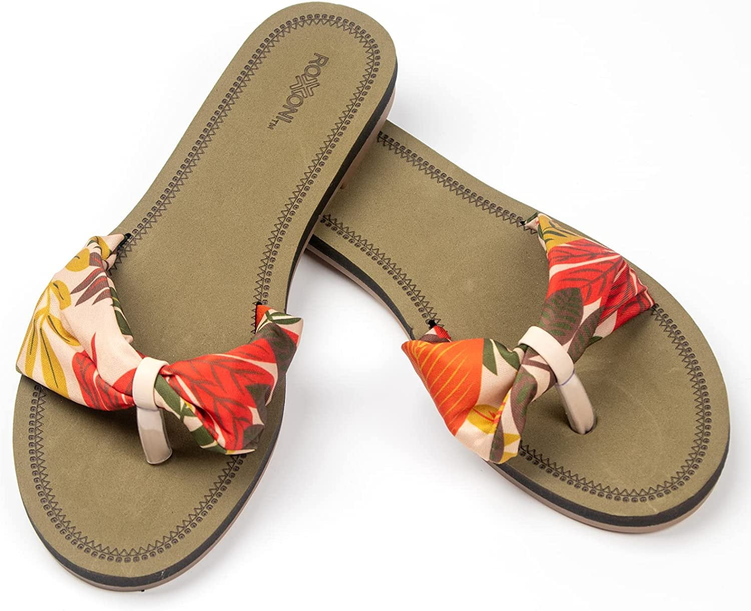 Floral Lace Strap Slippers for Women Cute Womens Slippers with Color ...