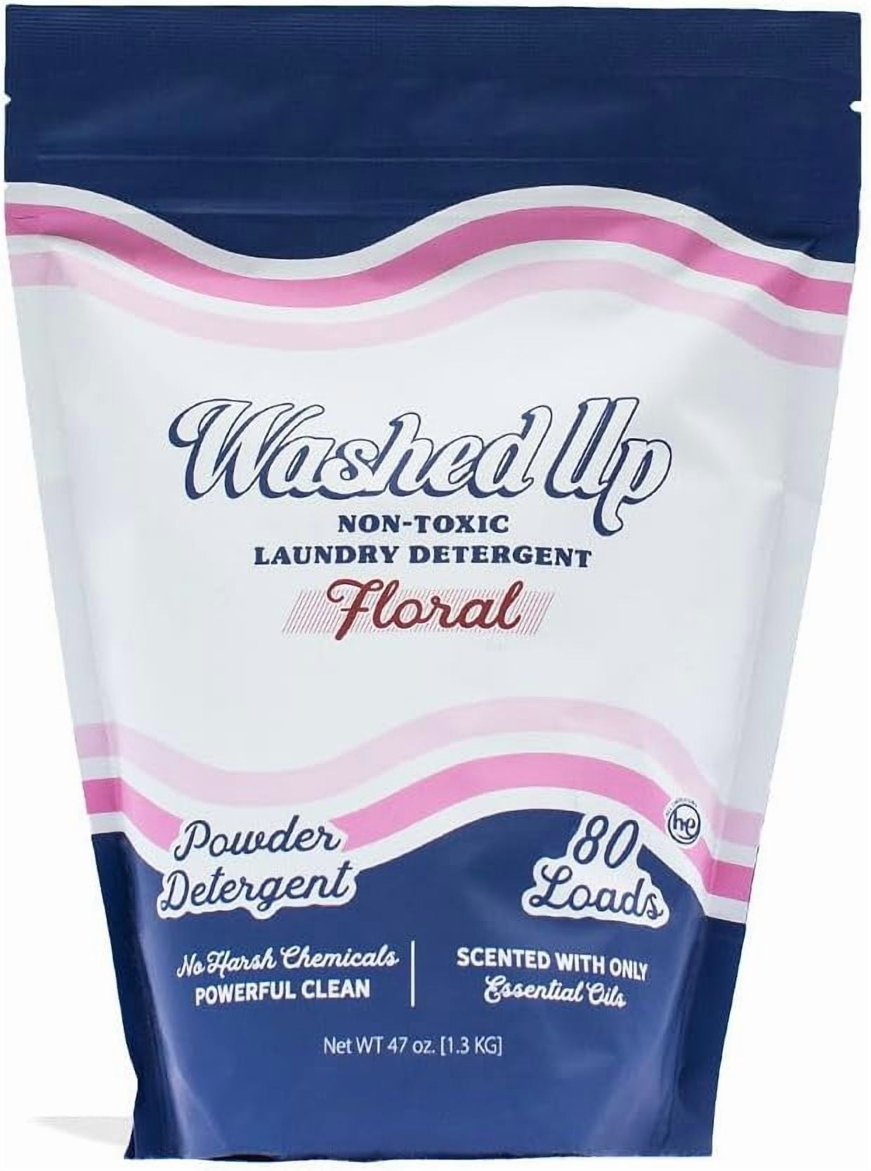 Floral Laundry Detergent Powder | Only 100% Pure Essential Oils | Safe ...