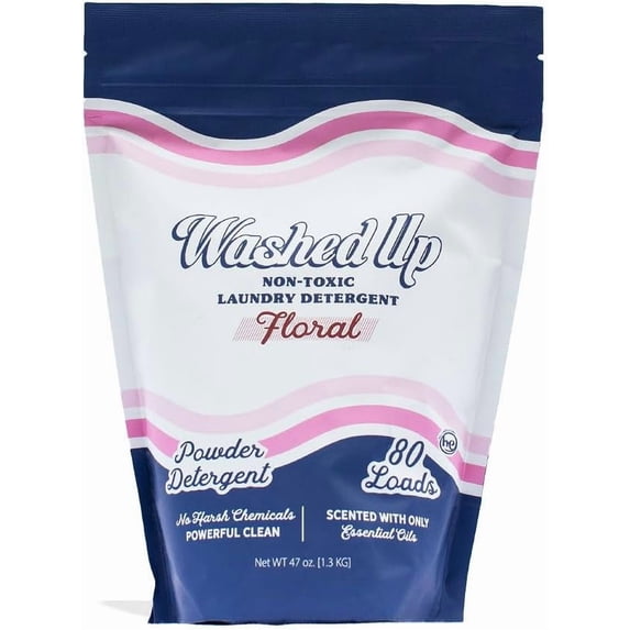 Floral Laundry Detergent Powder | Only 100% Pure Essential Oils | Safe ...