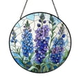 Floral Lavender Scene Suncatcher – Window Decor - Walmart.com