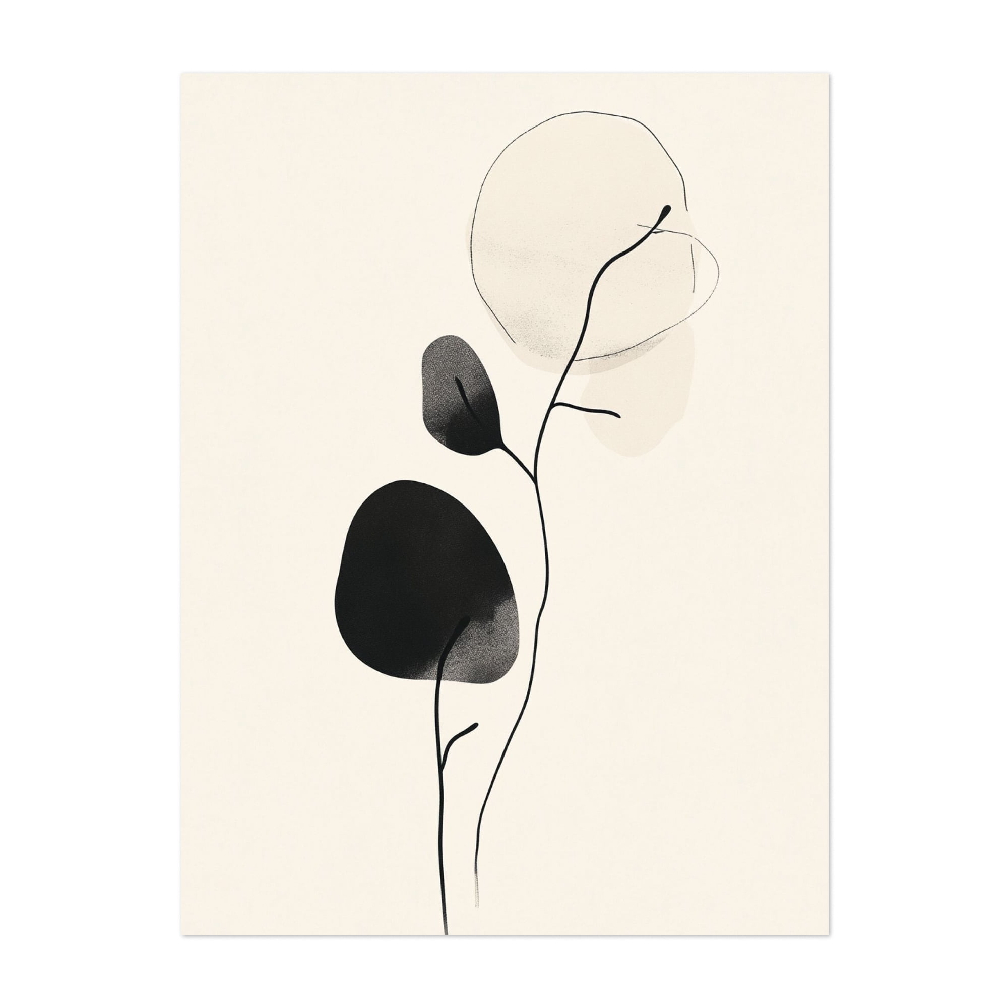 Floral Line Art for Minimalist Living - Line Drawing Abstract ...