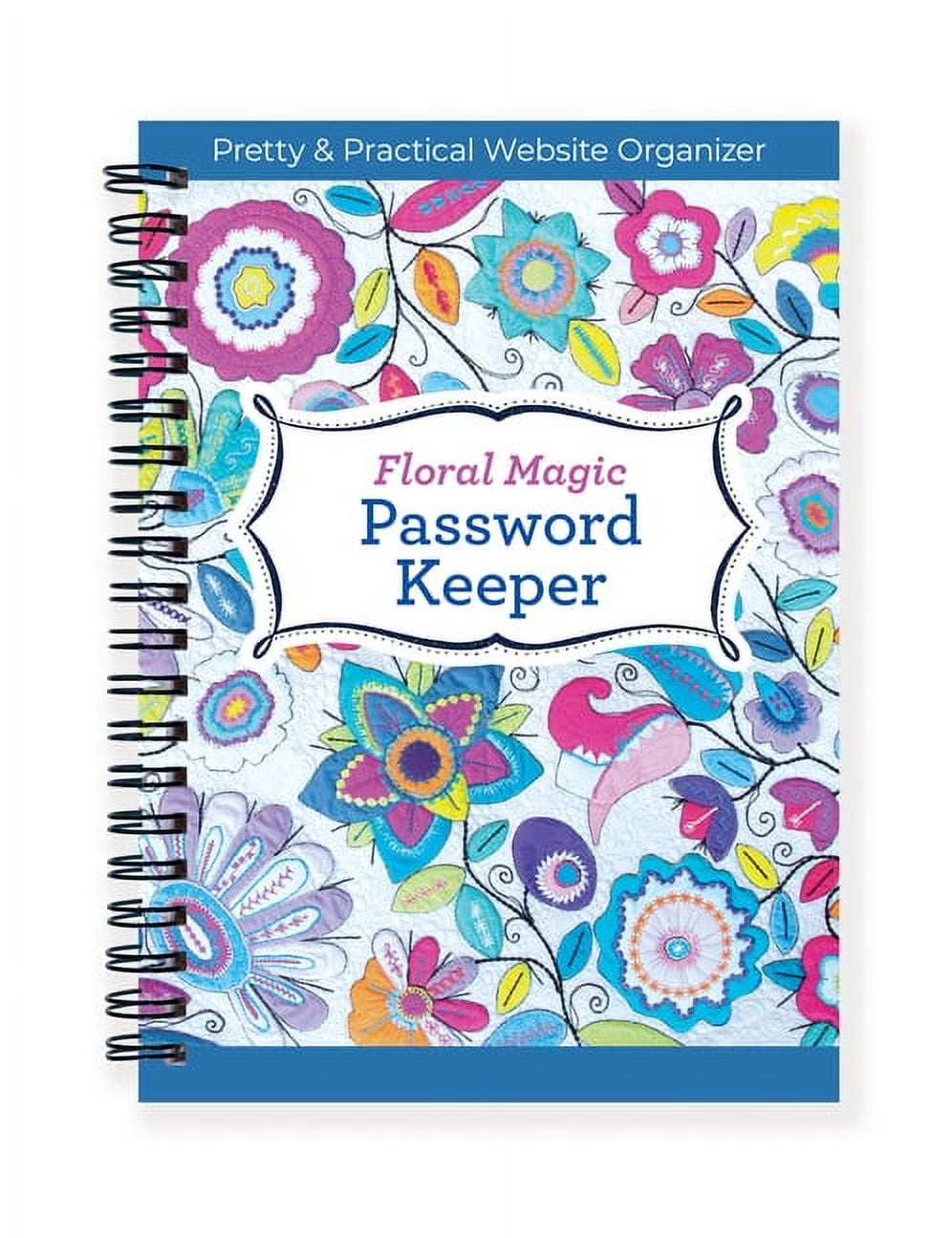 Floral Magic Password Keeper: Pretty & Practical Website Organizer ...