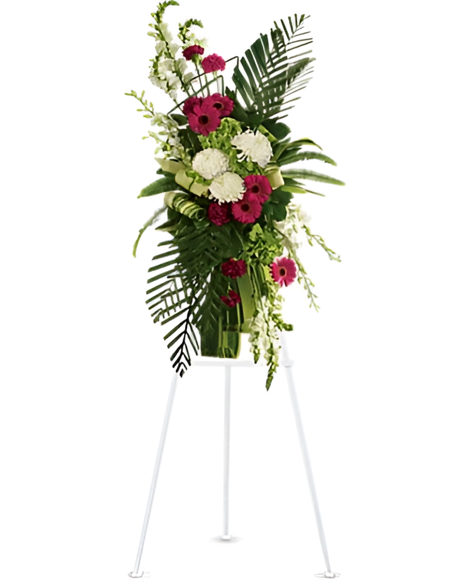 Floral Masters Gerberas and Palms Spray - Walmart Business Supplies