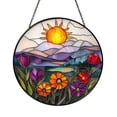 Floral Meadow Window Hanging – Poppy Glass Art - Walmart.com