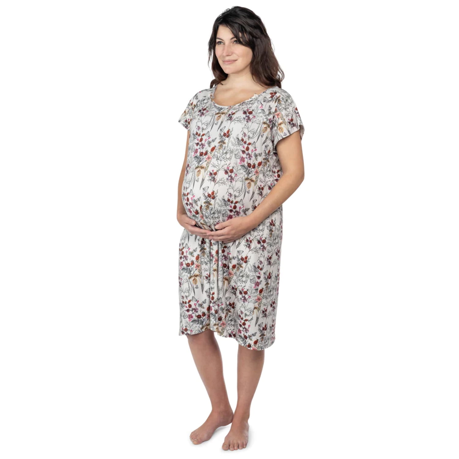 Floral Mommy Labor and Delivery Nursing Hospital Gown - Walmart.com