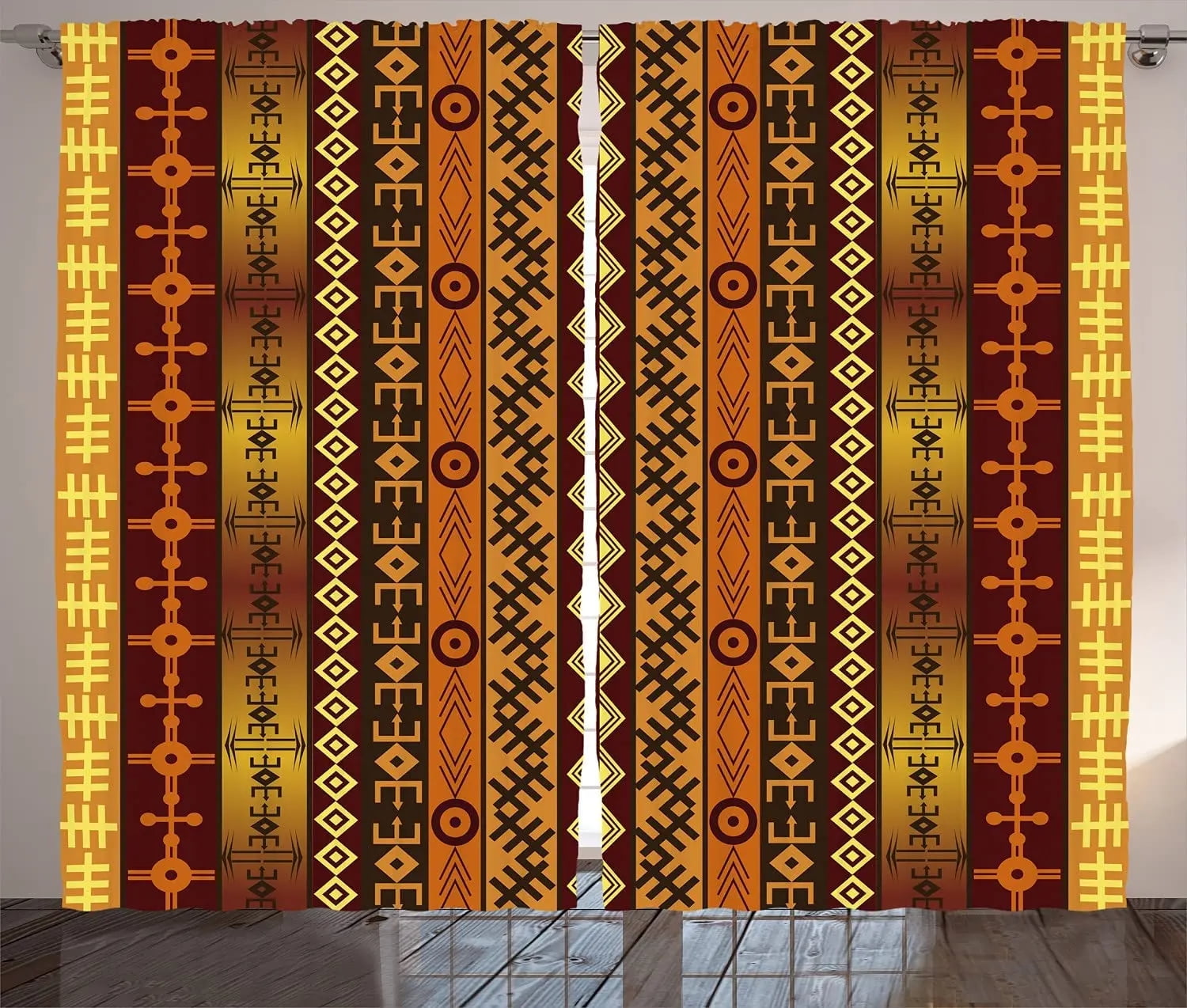 Floral Motifs Framework Color Bands Old Fashioned Mandala High Shading ...