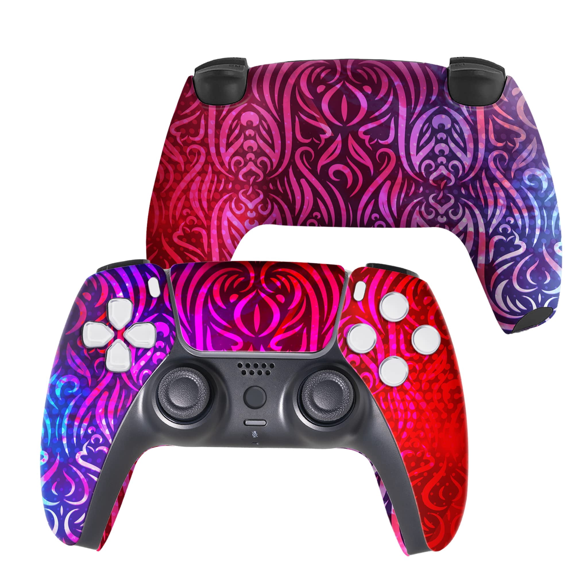 Floral Ornamennt Custom PS-5 Controller Wireless compatible with Play ...