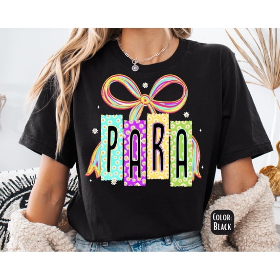 Floral Paraprofessional Shirt Teacher Appreciation Gift - Walmart.com