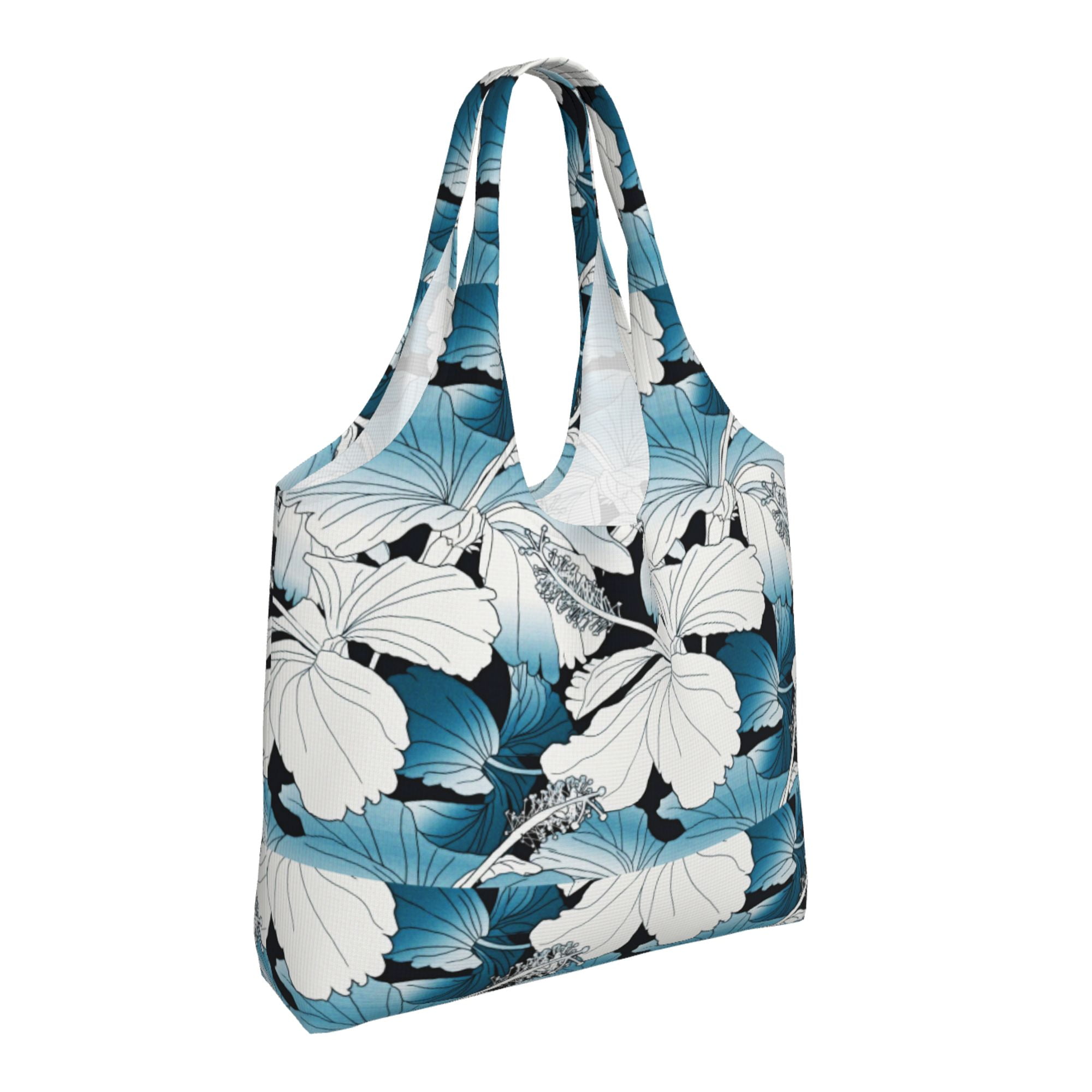 Floral Pattern Background Canvas Tote Pocket For Women,Totes Bag With ...
