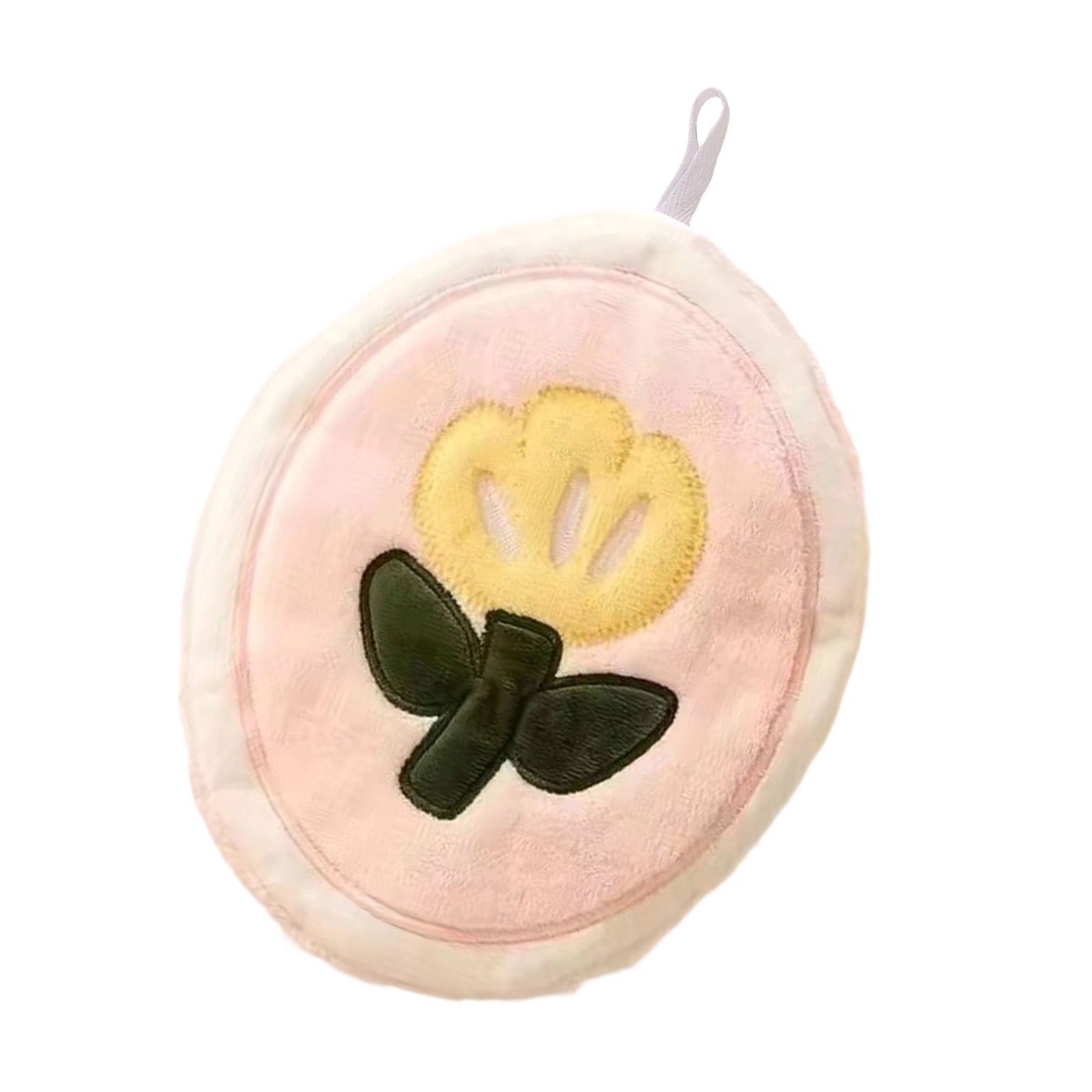 Floral Pattern Hand Towel Super Soft Plush Quick Water Absorption Towel ...