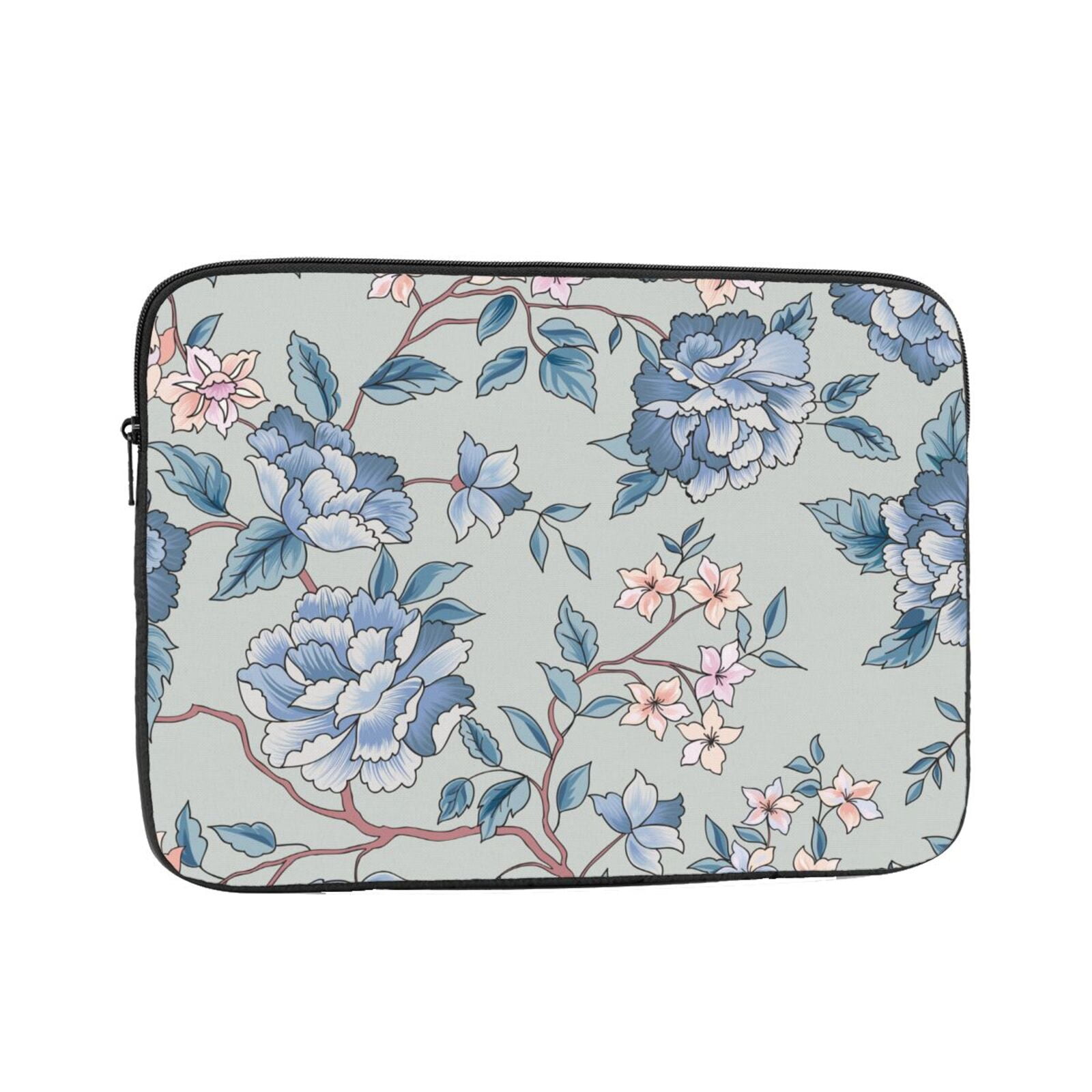Floral Pattern Vintage 17 inch Portable Laptop Sleeve Compatible with ...