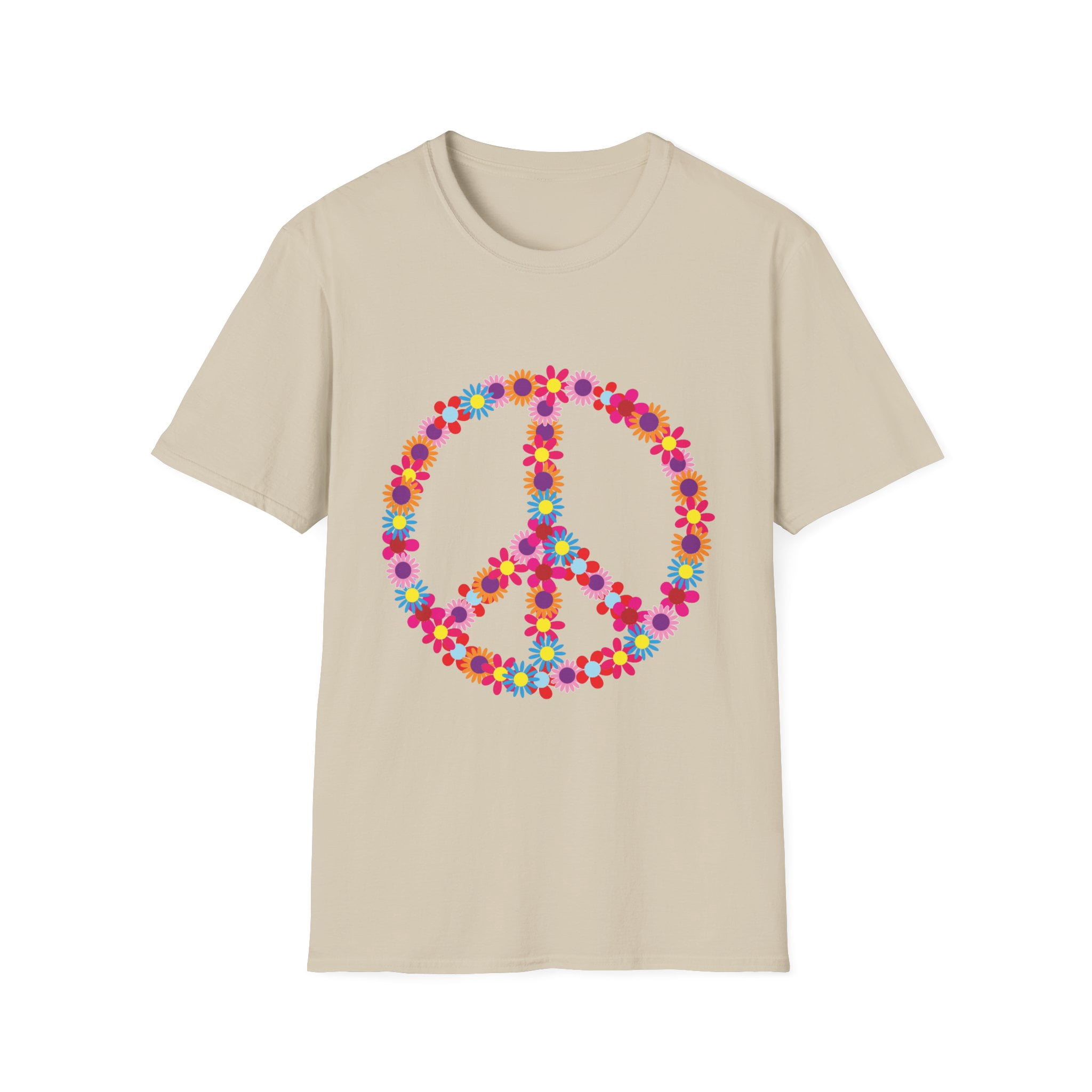 Floral Peace Sign Aesthetic Clothing Peace For Men and Women ...