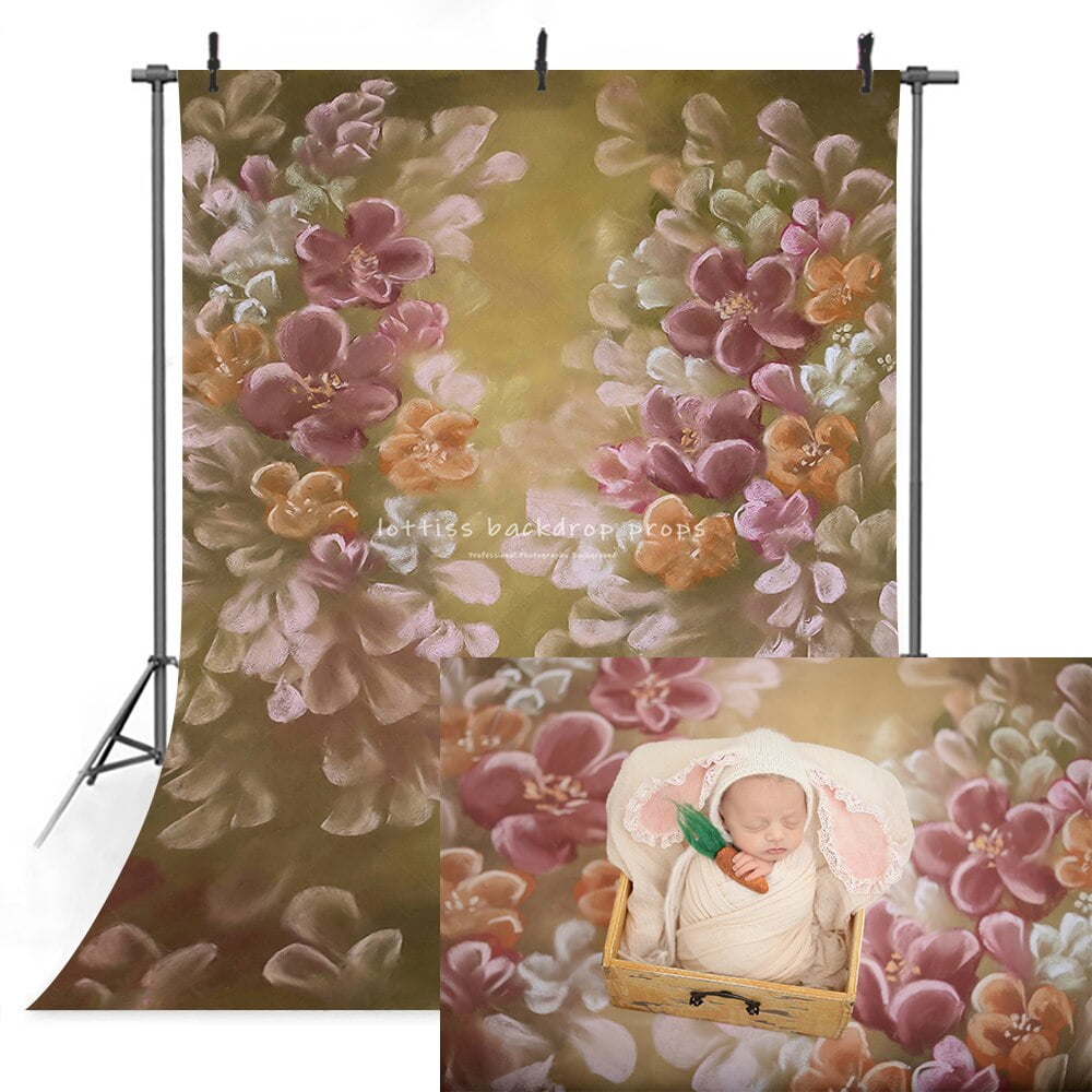 Adult Portrait Photography Floral Backdrops Child Girl Photocall ...