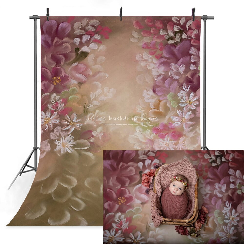 Floral Photography Backdrops Child Girl Pregnant Portrait Photocall ...