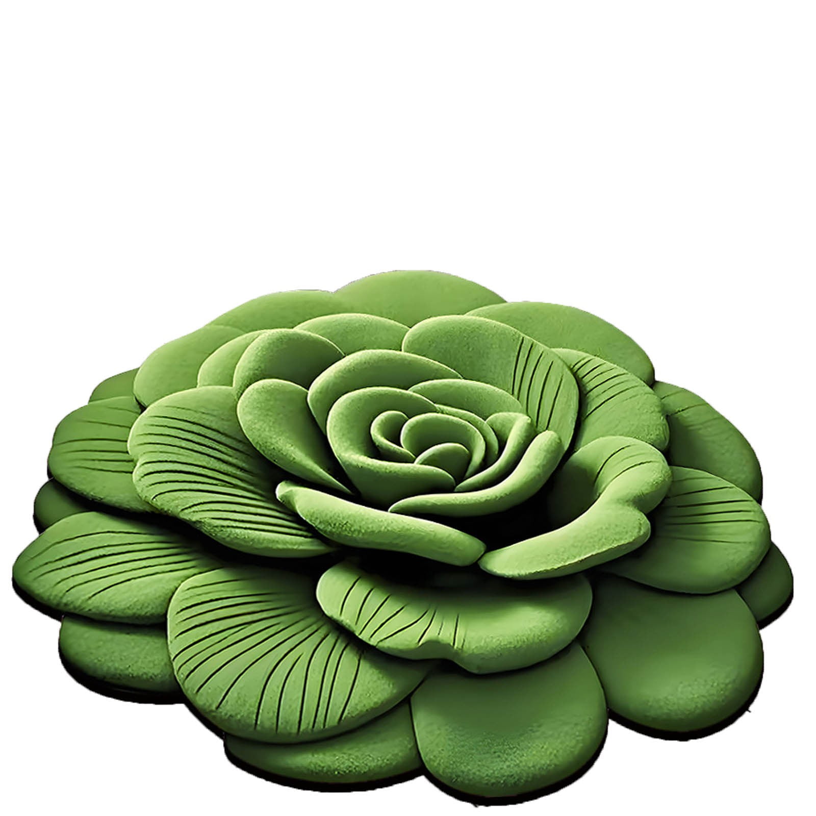 Floral Plush & Diatomaceous Earth Floor Mat,3D Flower Design Floor Mat ...