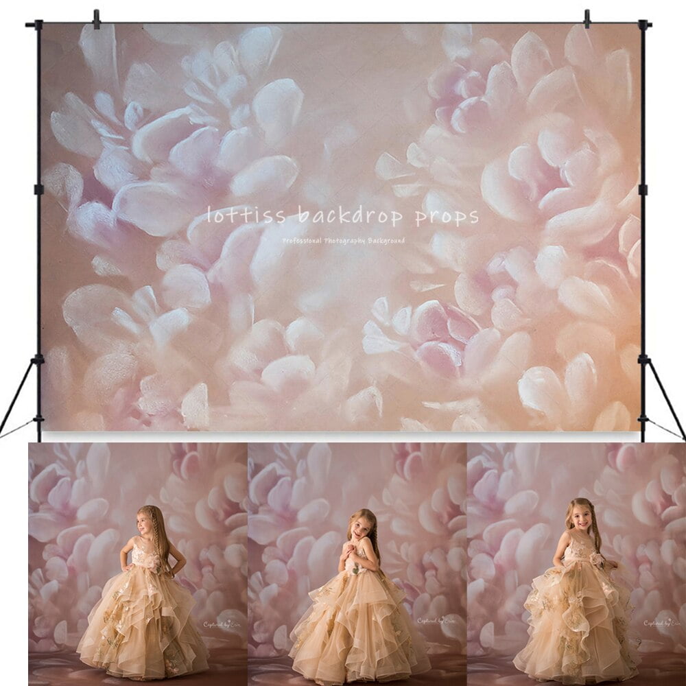 Floral Portrait Photography Backdrops Adult Kids Prengnat Photocall ...