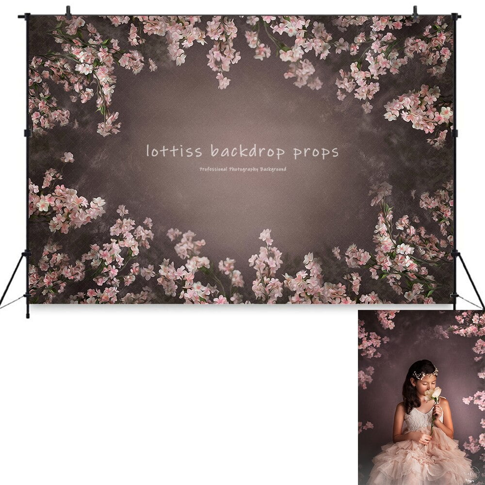 Floral Portrait Photography Backdrops Adult Kids Prengnat Photocall ...