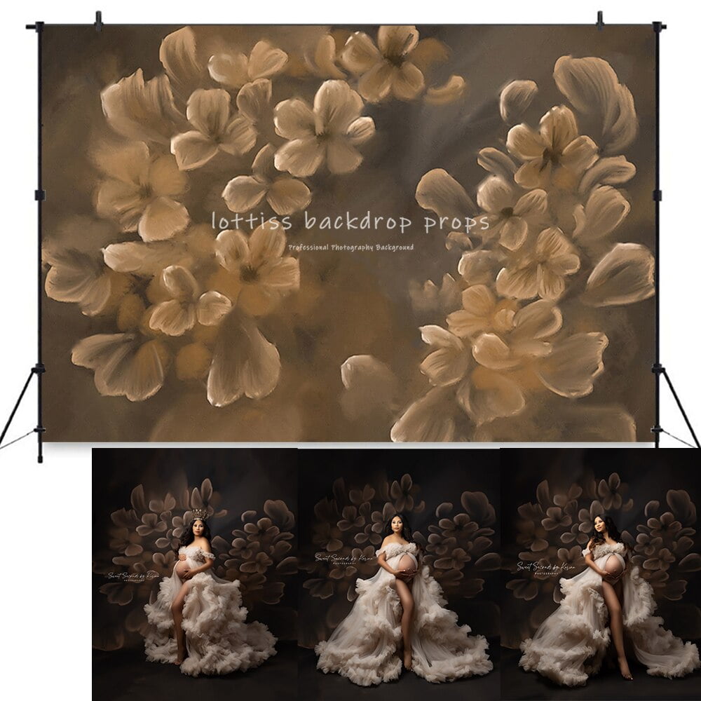 Floral Portrait Photography Backdrops Adult Kids Prengnat Photocall ...