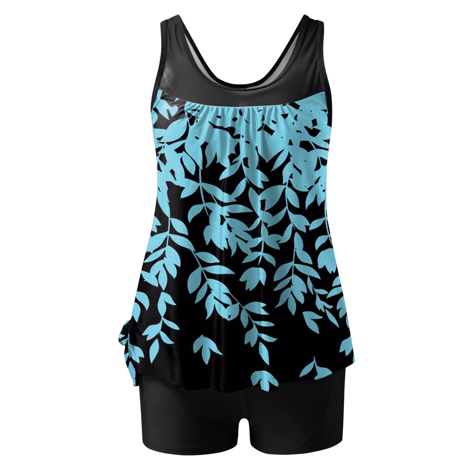 Floral Print Beach Tankini Swimsuit Set (Women's) - Walmart.com