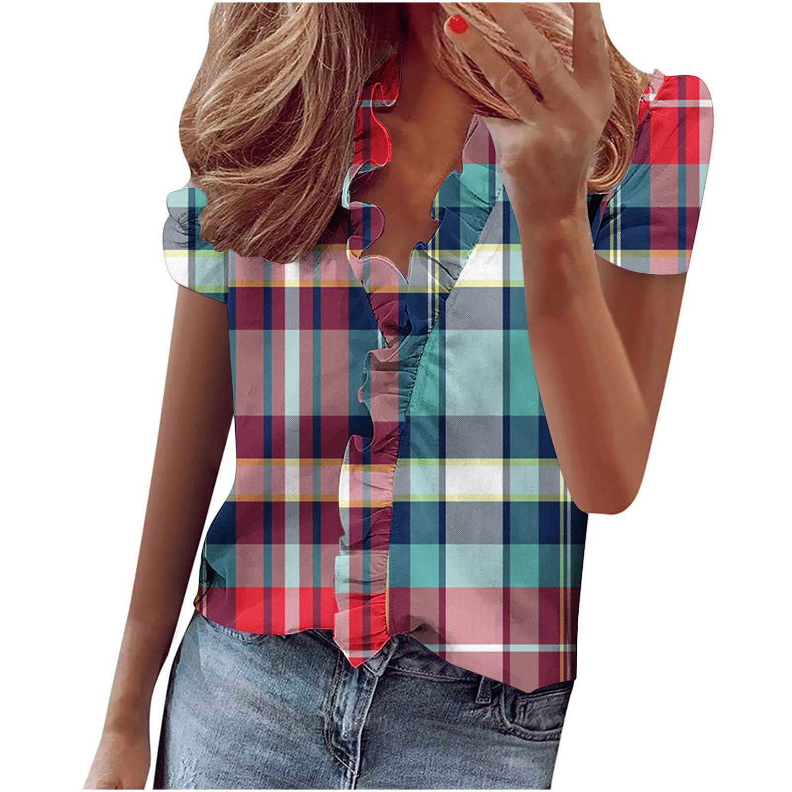 Floral Print Blouses for Women Sleeveless Tops For Women 2025 Cute ...