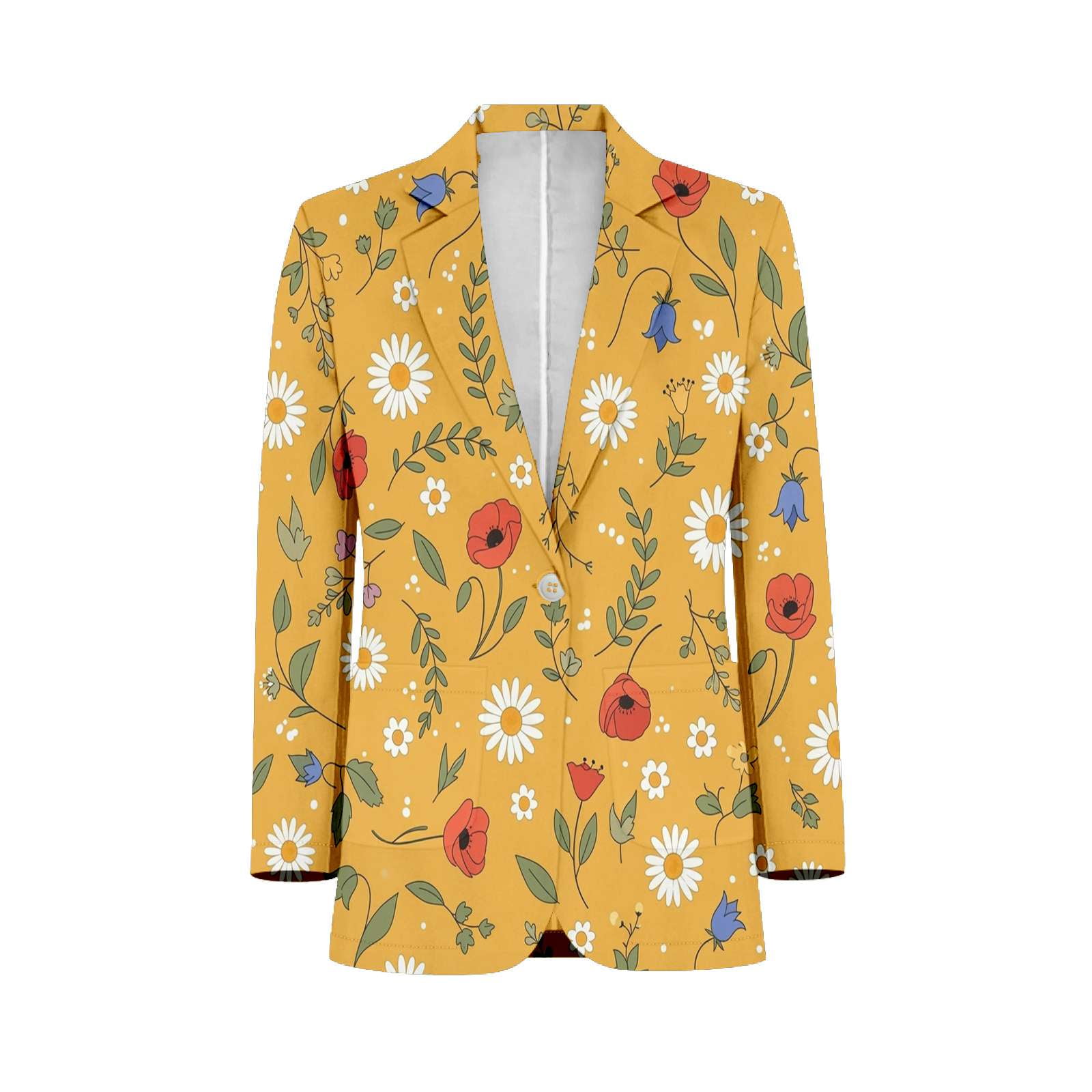 Floral Print, Vibrant Colors Customized Men's Suits full man Shawl ...