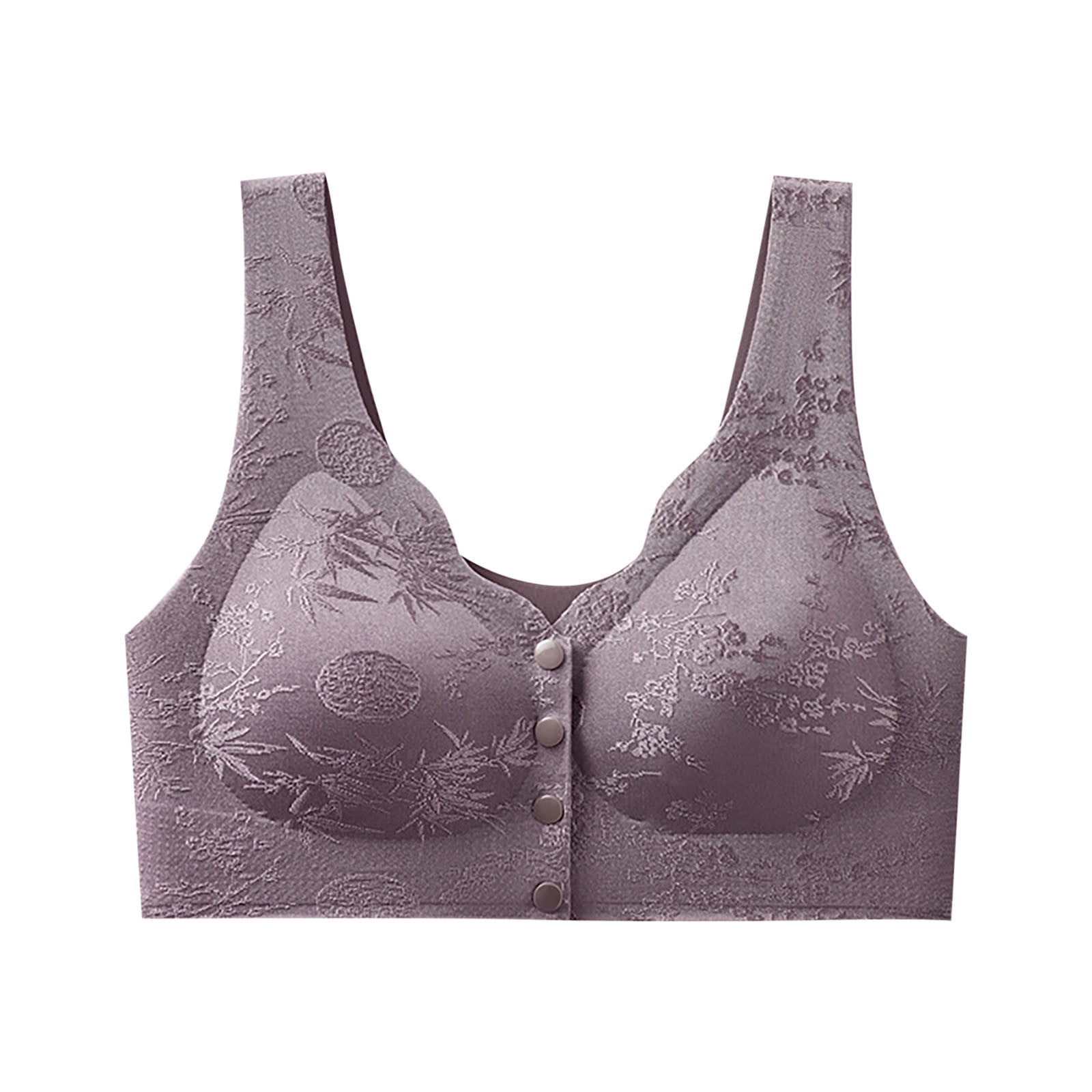 Floral Printed Bras for Womens,Womens's Front Buckle Breast Feeding ...