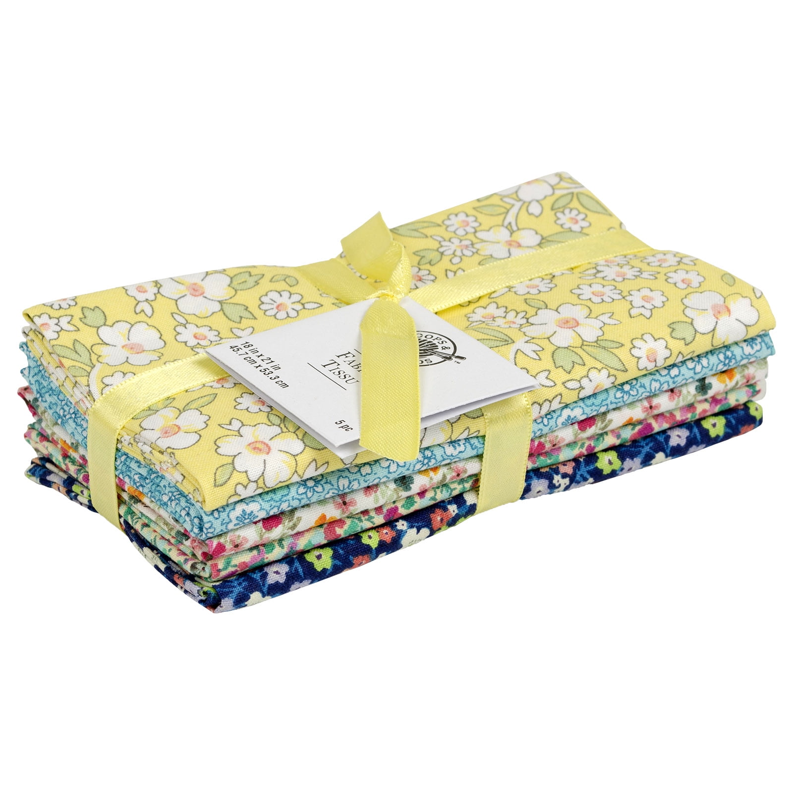 Floral Printed Fabric Bundle by Loops & Threads™ - Walmart.com
