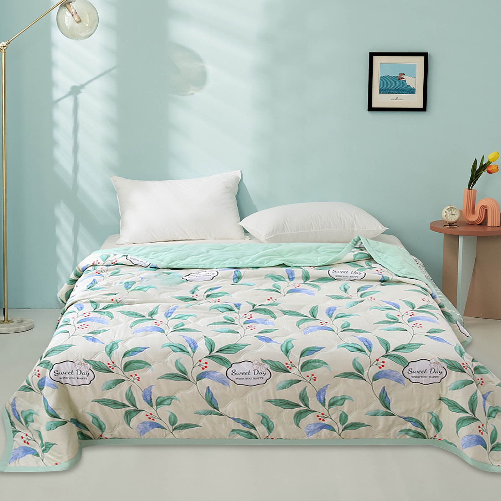 Floral Quilts Dandelion Bedspread King Size Lightweight Summer Flower ...