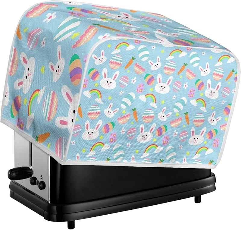 Floral Rooster 2 Slice Toaster Cover Bread Maker Cover Kitchen Small ...